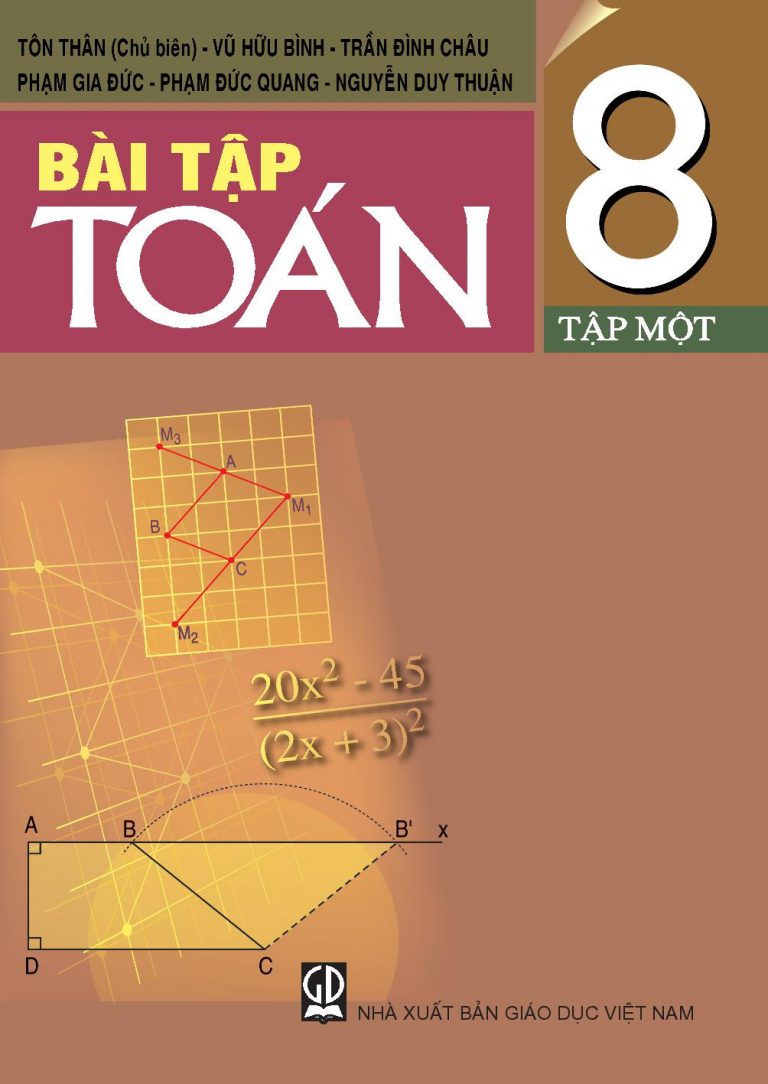 Bài tập Toán 8 Tập 1 – Sách PDF