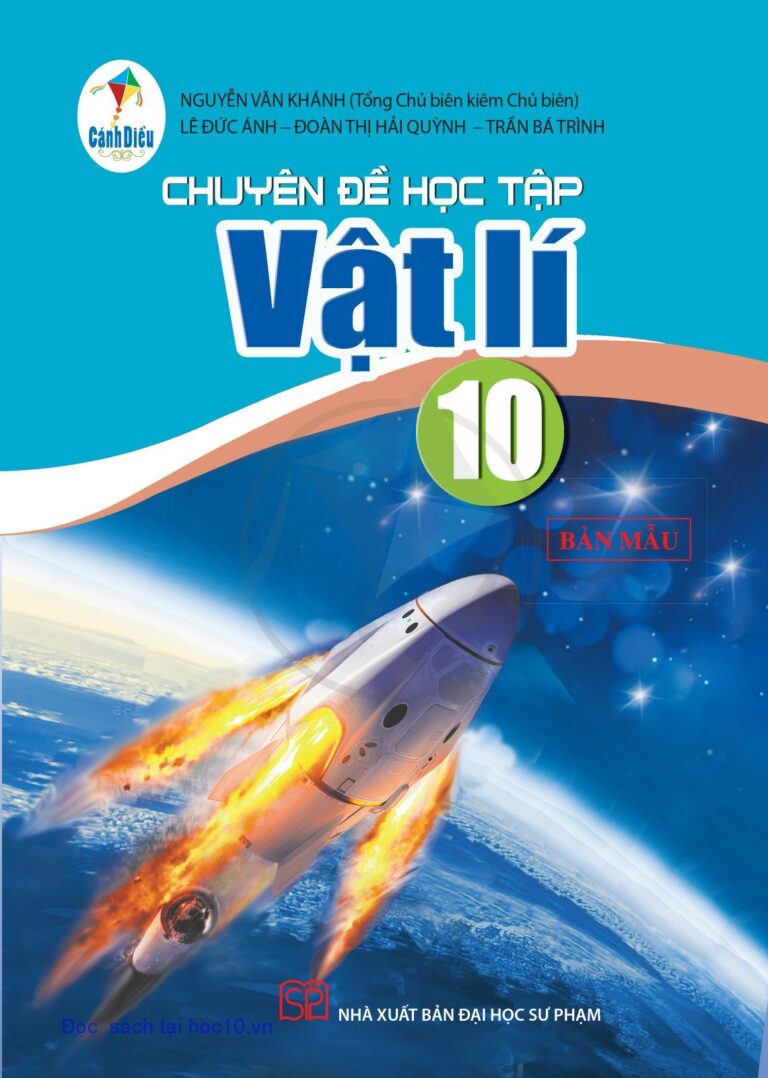Chuyên đề học tập Vật lí 10 Cánh diều – Sách PDF